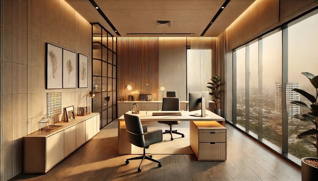 Budget-Friendly Luxury CEO Office Design in Mohali