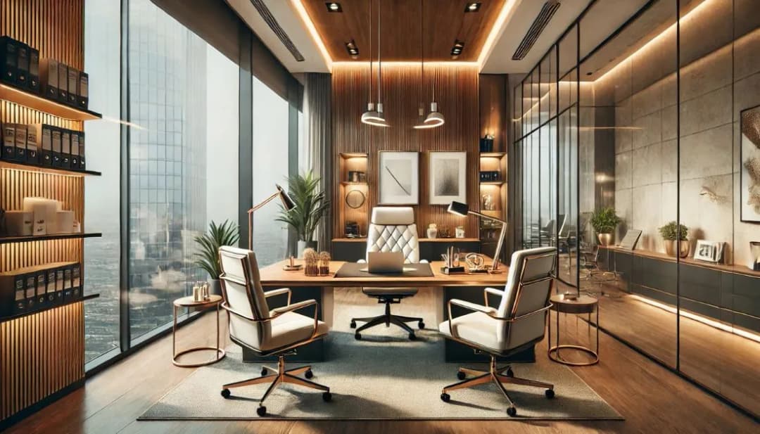 Budget-Friendly Luxury CEO Office Design in Mohali